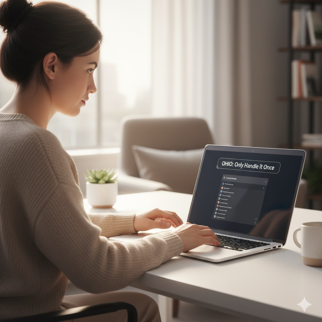 The OHIO Method: Handle It Once – Roya Bloom